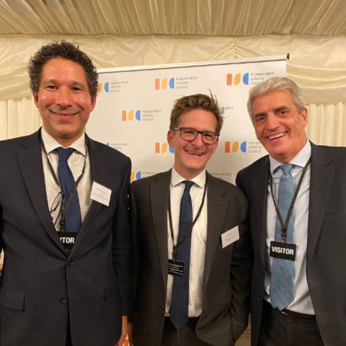 Ben Jones, Head of Partnerships, represents Alleyn's in recognition of collaborative initiatives ...